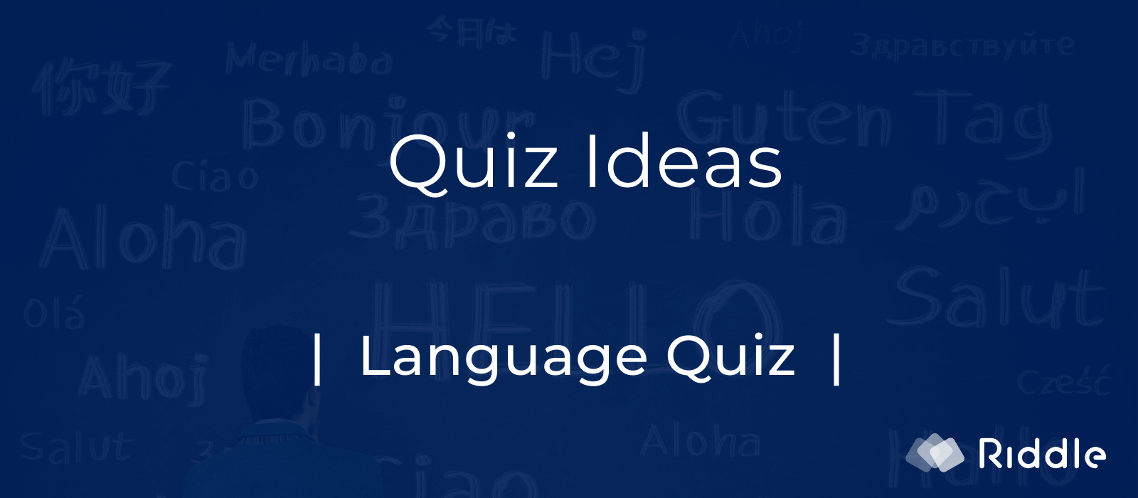 Quiz Ideas Make A Language Quiz